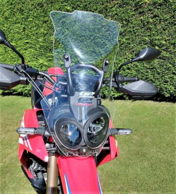 Windscreen for Honda CRF 300/250 Rally 59 cm Clear 2017-2025 | eBay UK