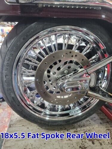 18x5.5 36 Fat Spoke Rear Wheel Rim for Harley Softail Night Train ...