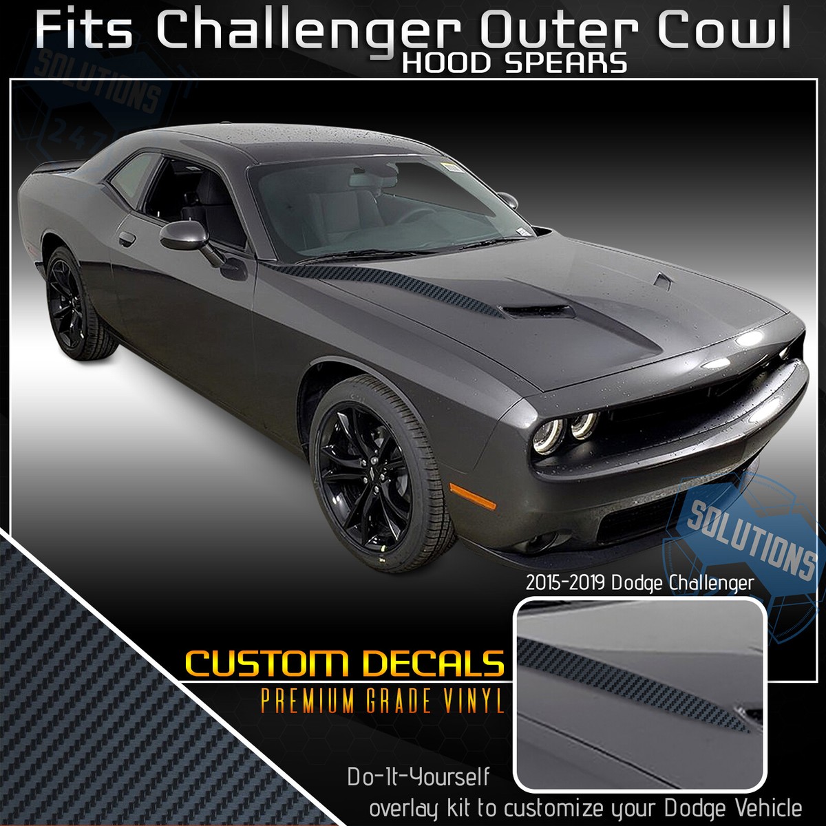 Dodge Challenger Custom Hoods Dodge Charger "HEMI Skull" Has A Hood