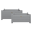 ESSCHERT DESIGN Wooden Rectangular Planter Grey - Set of 2 | eBay