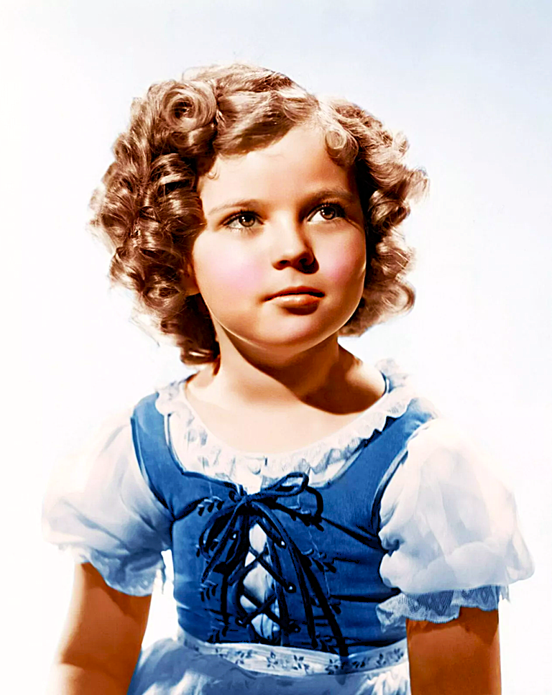 SHIRLEY TEMPLE ACTRESS BLUE 8"x10" Photograph | eBay