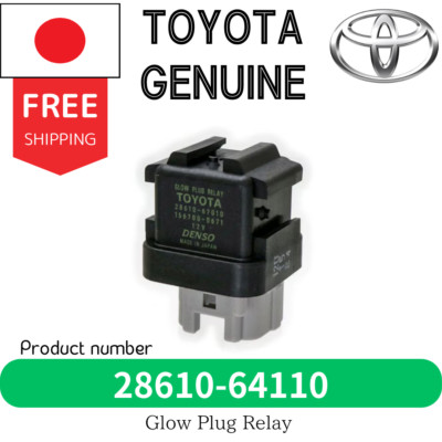 TOYOTA Genuine Hilux 4RUNNER Glow Plug Relay 28610-64110 | eBay