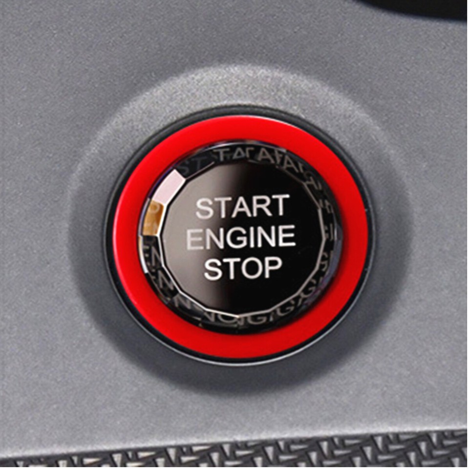 Crystal Start Stop Ignition Switch Button Cover for Audi 2016-2020 A3 ...