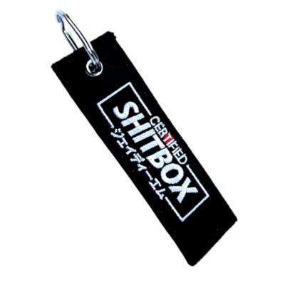 STREET DRIVEN CUSTOM CERTIFIED SHITBOX KEYCHAIN JET TAG FOR CAR LOVERS ...