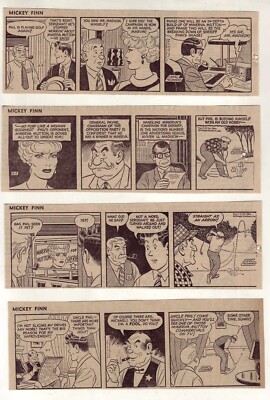 Mickey Finn by Lank Leonard - 27 daily comic strips - Complete August ...