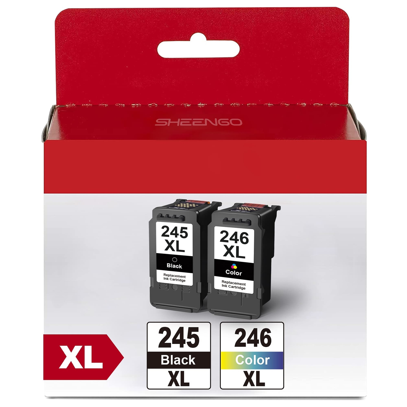SHEENGO Remanufactured 245XL Ink Cartridges Replacement for Canon 245 ...