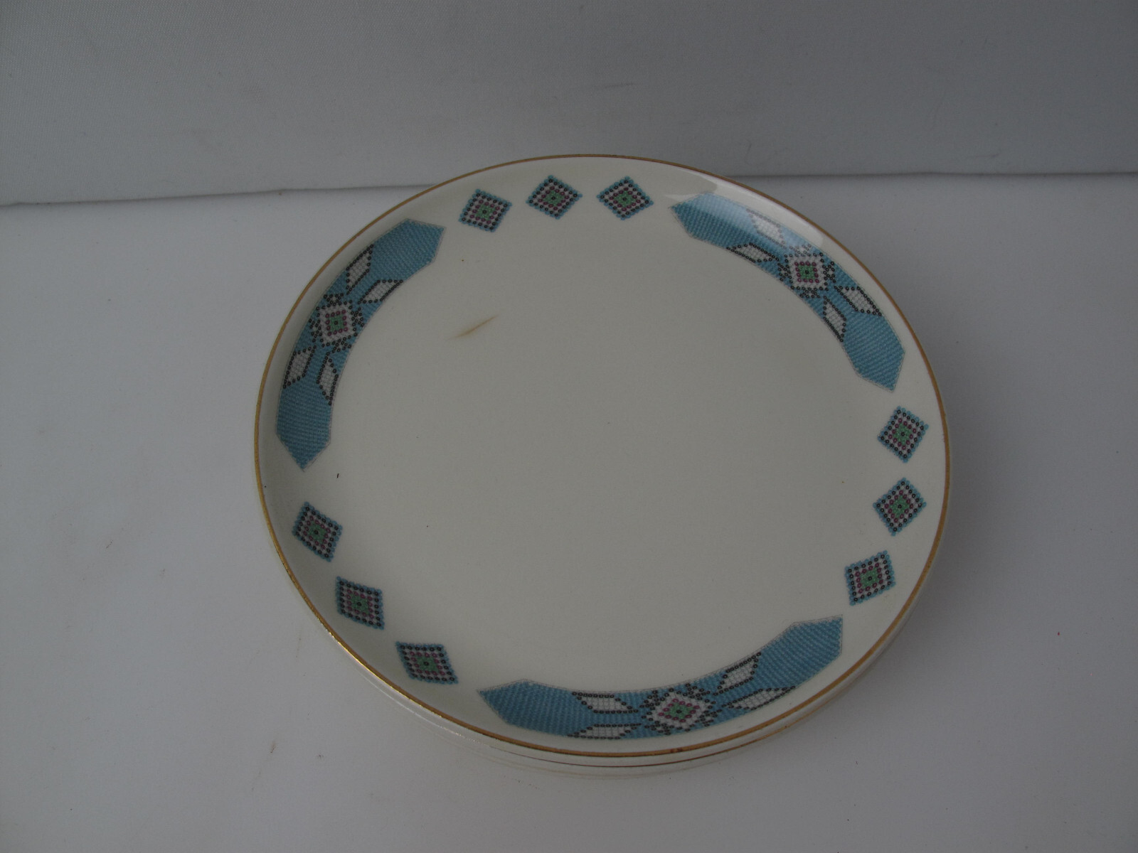 Cavitt-Shaw Division - W.S. GEORGE - CHEROKEE - (7) SALAD PLATES - 6.5 ...