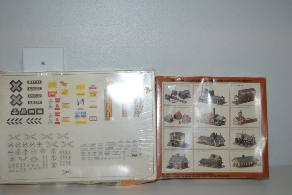 Set of 2 Sealed POLA TYCO HO Model Buildings Kits Models 359 7737 | eBay