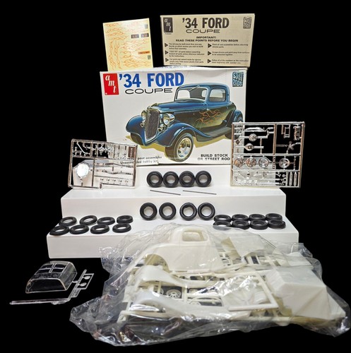 '34 FORD COUPE 1/25 SCALE AMT MODEL KIT T134 | eBay