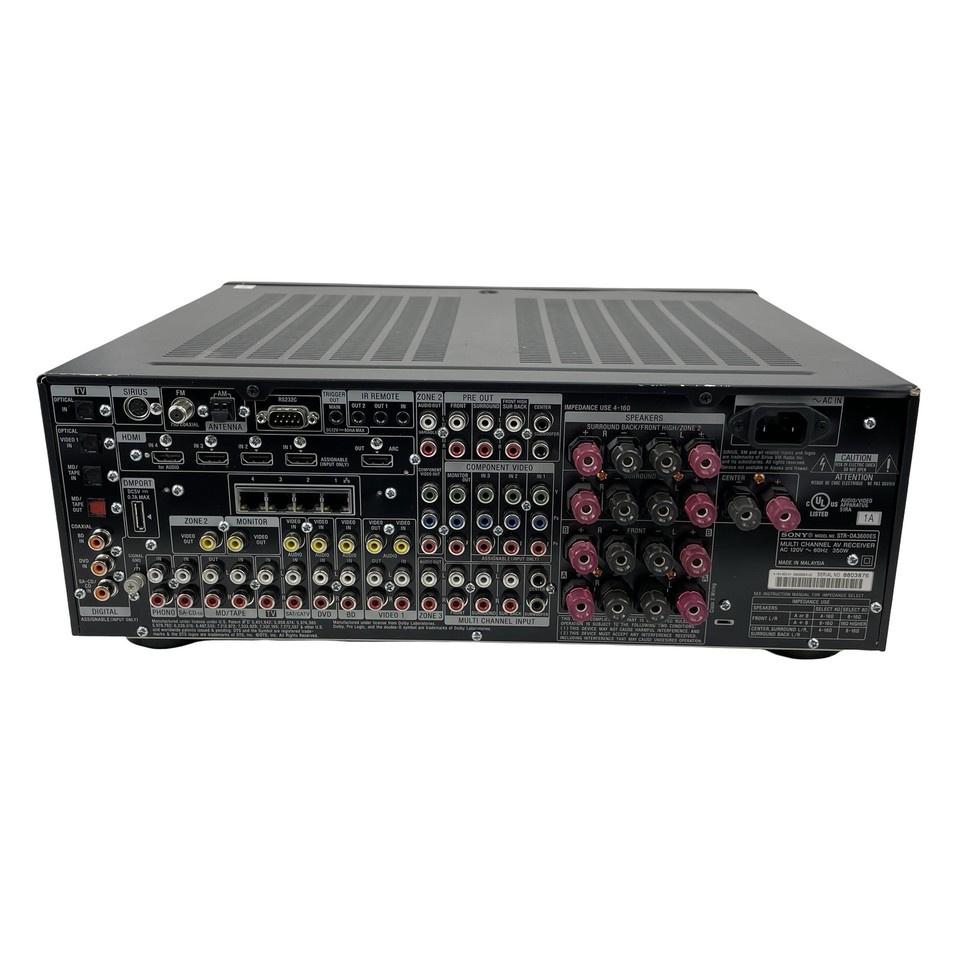 READ Sony STR-DA3600ES 7.1-Channel Digital Surround Sound A/V Receiver ...