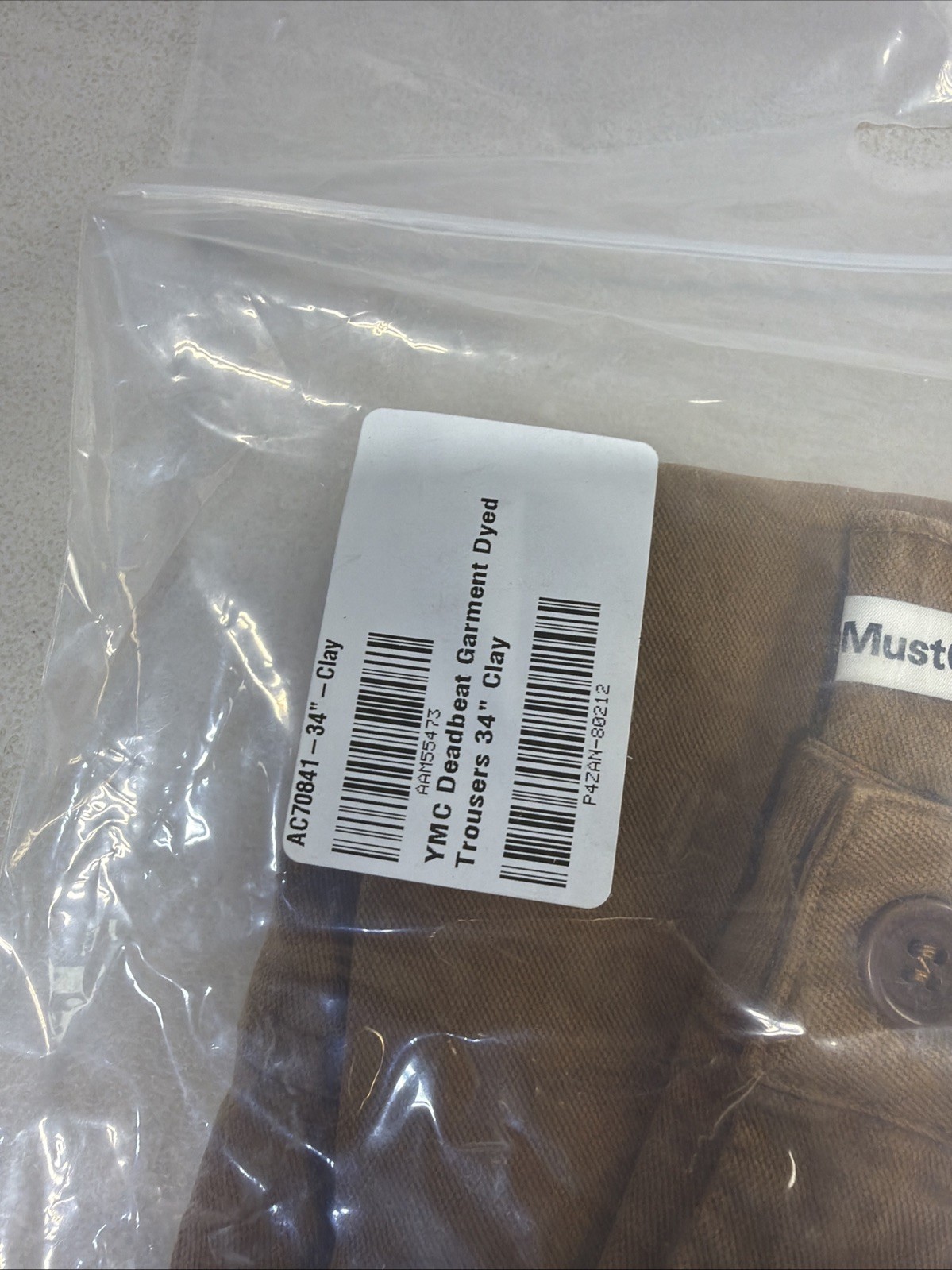 YMC DEADBEAT TROUSER SIZE 34 Clay | eBay