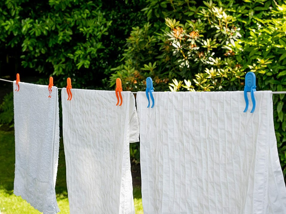 Storm Eco clothes pegs extra strong wind proof plastic washing line peg ...