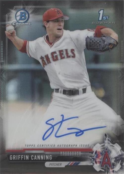 2017 Bowman Draft - Chrome Draft Pick Autographs Griffin Canning #CDA ...