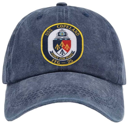 Uss copeland ffg 25 guided missile frigate ship embroidered hat | eBay