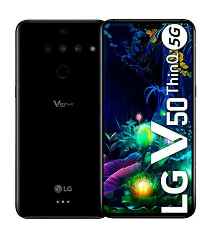 LG V50 ThinQ 5G LM-V500N (Korea) 128GB ROM 6GB RAM Black Unlocked -NEW ...
