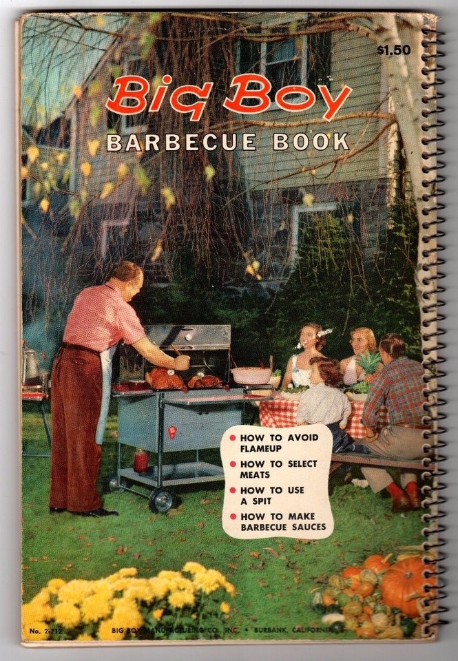 1967 BBQ Cookbook "Big Boy Barbecue Book" 14th printing - Free USA ...