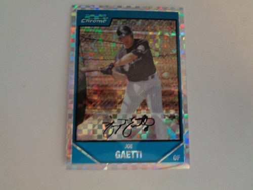 2007 Bowman Chrome Prospect Xfractor Joe Gaetti Card #BC160 #247/250 | eBay