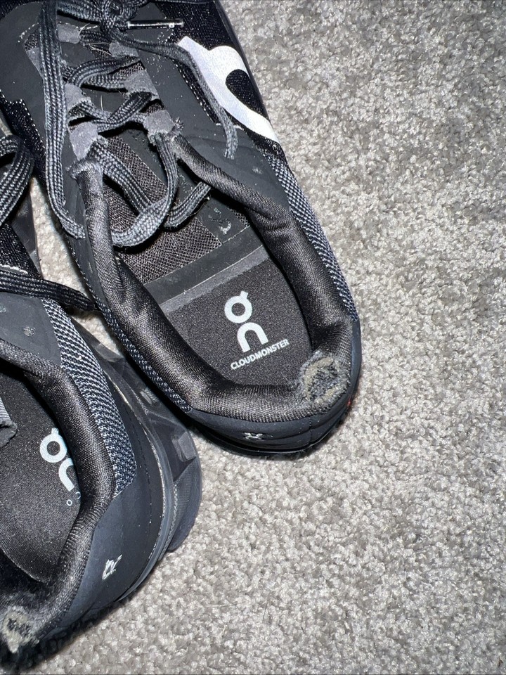 On Cloud Size 8 Cloudmonster Black Magnet Speedboard Running Shoes | eBay