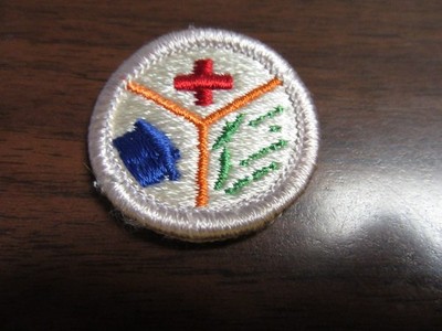 Emergency Preparedness Merit Badge, Cross Error, Clear Plastic Back IN4 ...