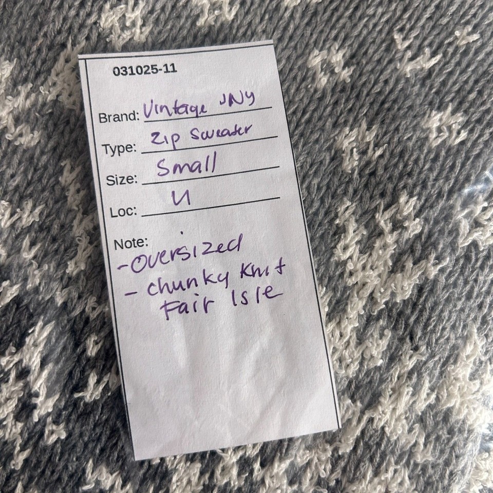 Vintage Nordic Sweater Small Sweater Chunky Knit Birds Eye Snowflakes ...