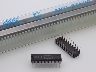 1x ELCAP 2114L-2 - 1K X 4 Standard SRAM, 200 ns - IC 2114 2114L PDIP-18 ...
