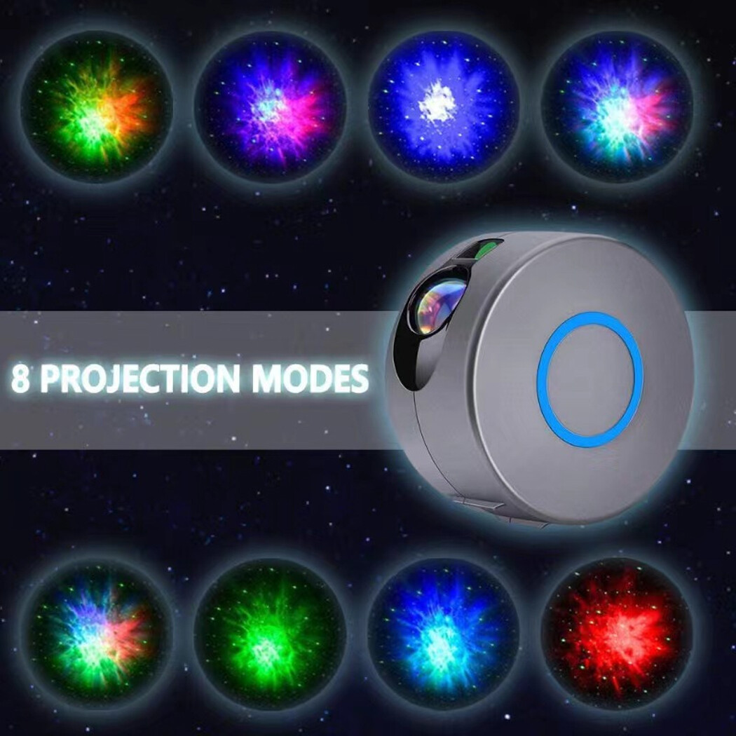 3D Aurora LED Starry Sky Stars Projector Light Nebula Night Lamp Galaxy ...