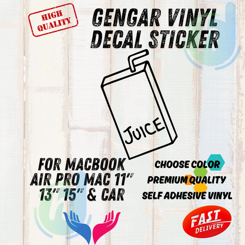 Apple Juice Box Vinyl Decal Sticker For MacBook Air Pro Mac 11" to 17 ...