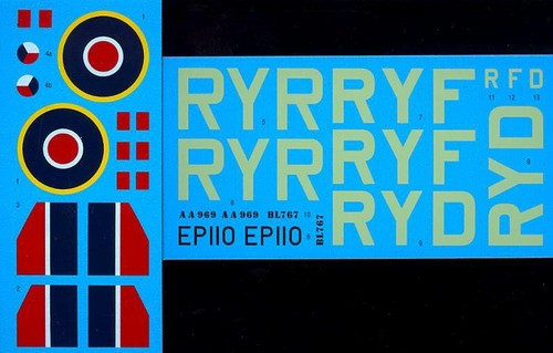 DK Decals 1/32 SPITFIRE Mk.VB No.313 (Czechoslovak) Sqn Operation ...