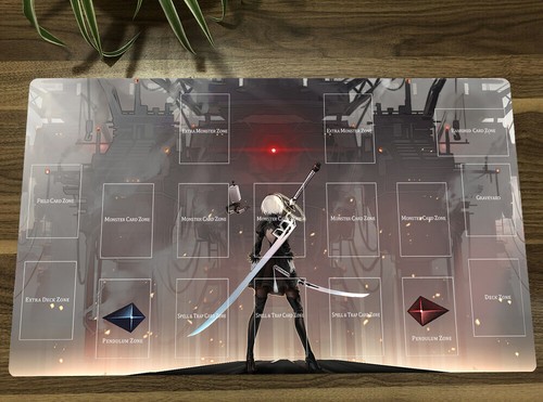 NieR Automata YoRHa 2B Trading Card Game CCG Playmat Ygomat Desk Mat ...