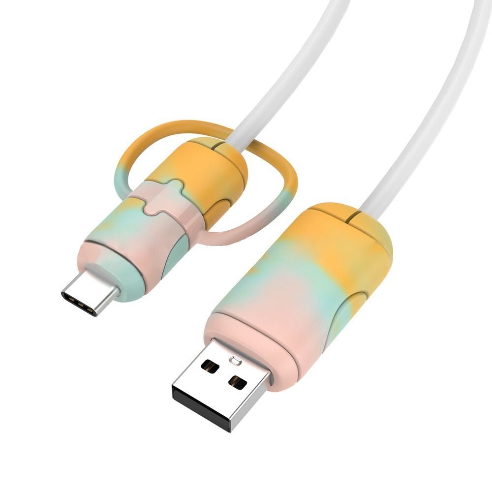 Anti-break Cable Protector Silicone Cable Protective Cover for Android ...