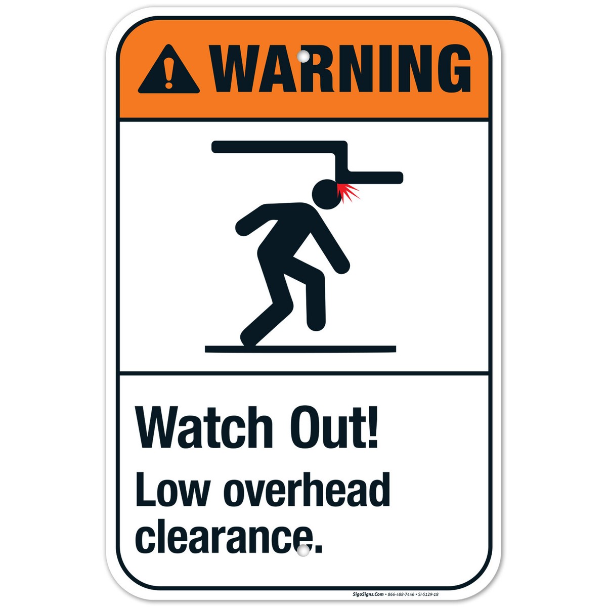 Low Overhead Clearance Signs