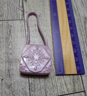 Disney Frozen Elsa Doll Replacement Snowflake Purse Purple | eBay