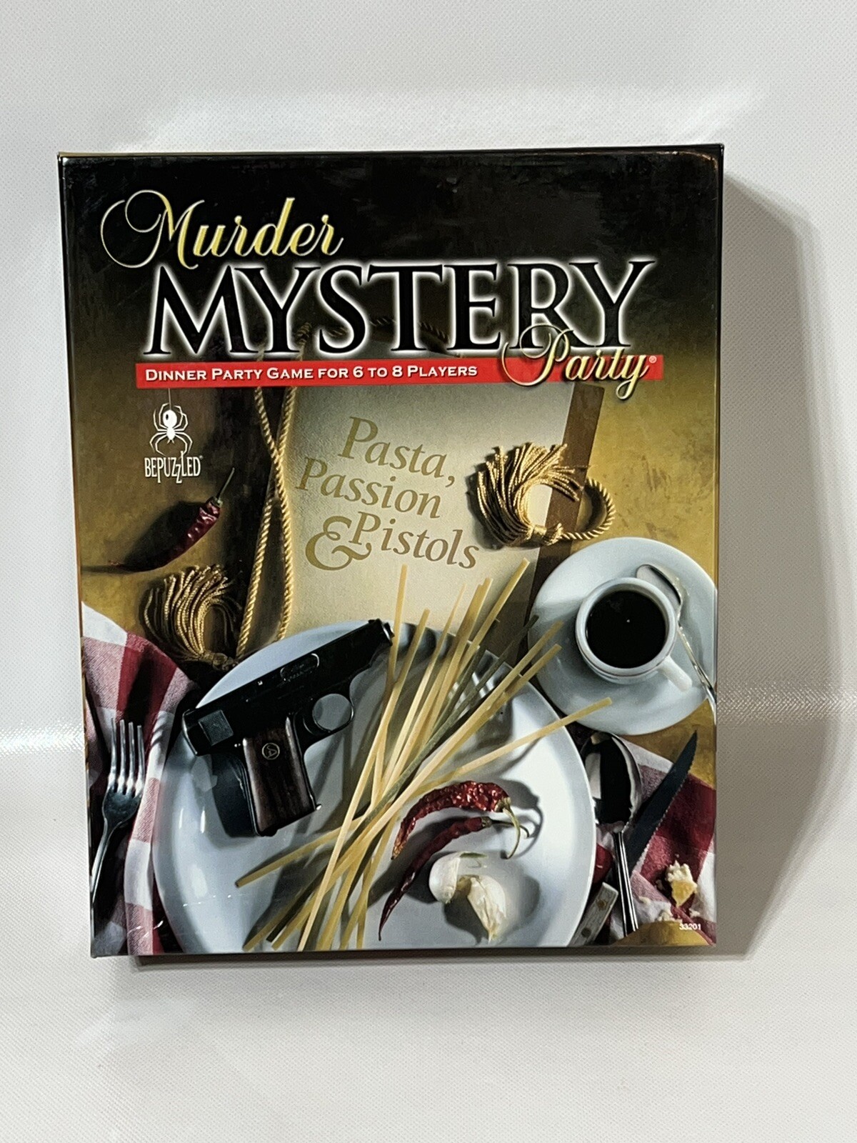 MURDER Mystery Dinner Party Game PASTA PASSION & PISTOLS 6-8 Players ...