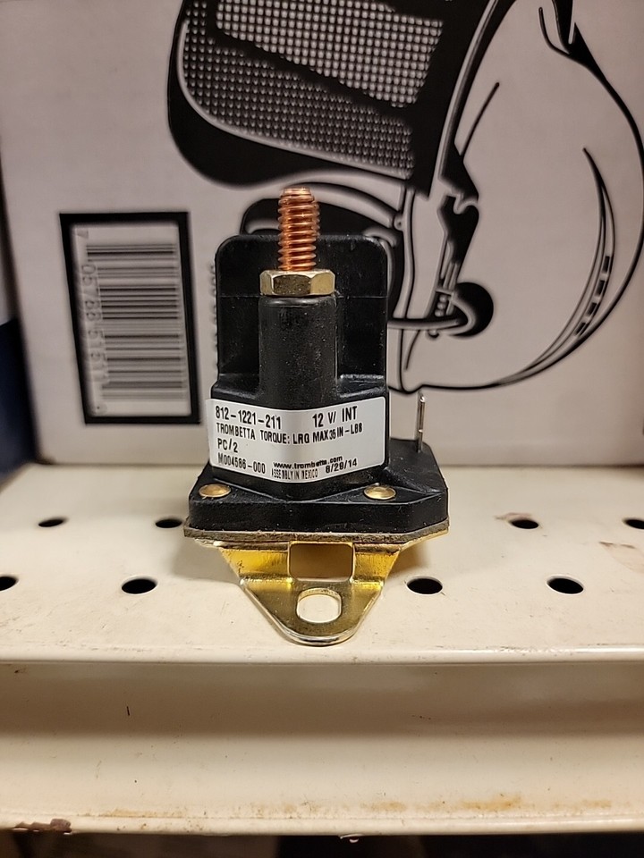Genuine OEM Husqvarna 539101714 12V Starter Solenoid Fits Poulan Dixon ...