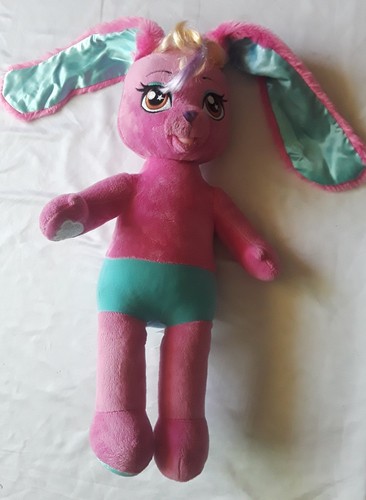 20" Build A Bear Sing Honey Girl HG Risa Pink Rock Star Bunny Rabbit ...