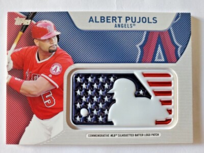 ALBERT PUJOLS 2017 Topps Baseball #IDML-AP Batter Logo Patch Card | eBay