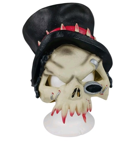 Vintage Deluxe 2005 Group Halloween Latex Crypt Keeper Skull Costume ...