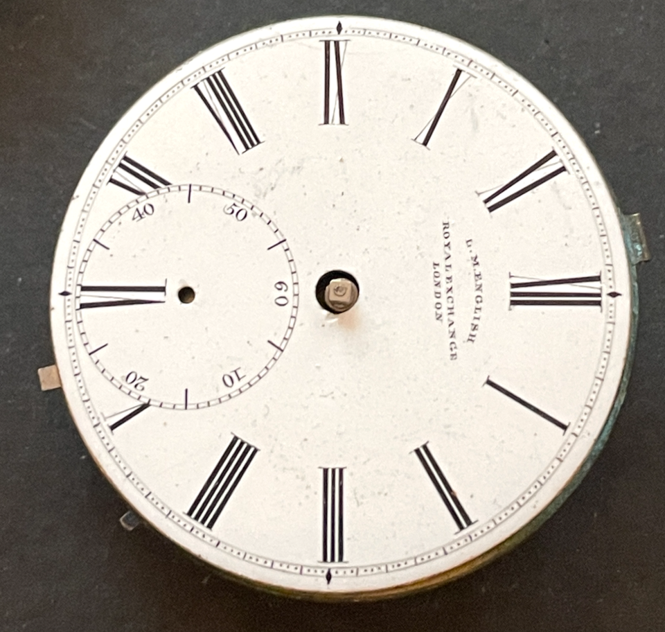 Antique LM English London Fusee Pocket Watch Movement Good Balance 44 ...