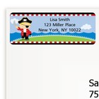 Pirate Birthday Party Personalized Return Address Stickers - 27 labels ...