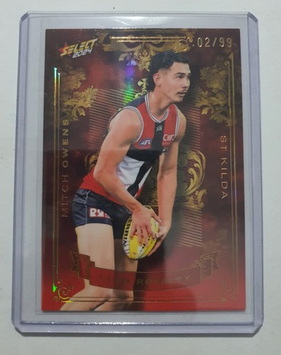2024 Select AFL Footy Stars Mitch Owens Club Royalty St Kilda LOW 02/99 ...