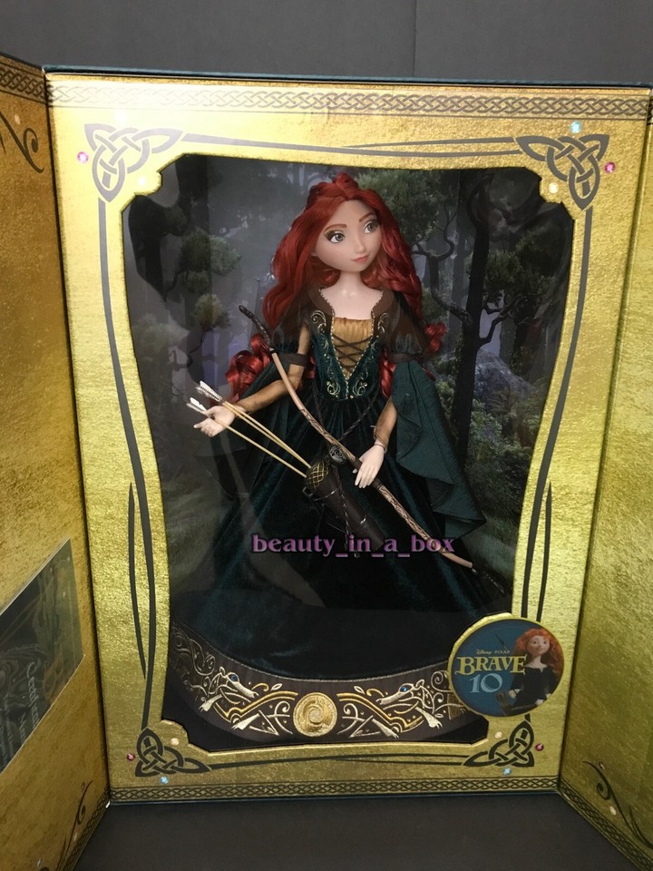 Merida Doll Brave Disney Store 17" Inch Very Low Number 180/4900 LE. | eBay