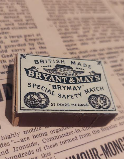 WW2 British infantry matchbox - Bryant and May | eBay UK