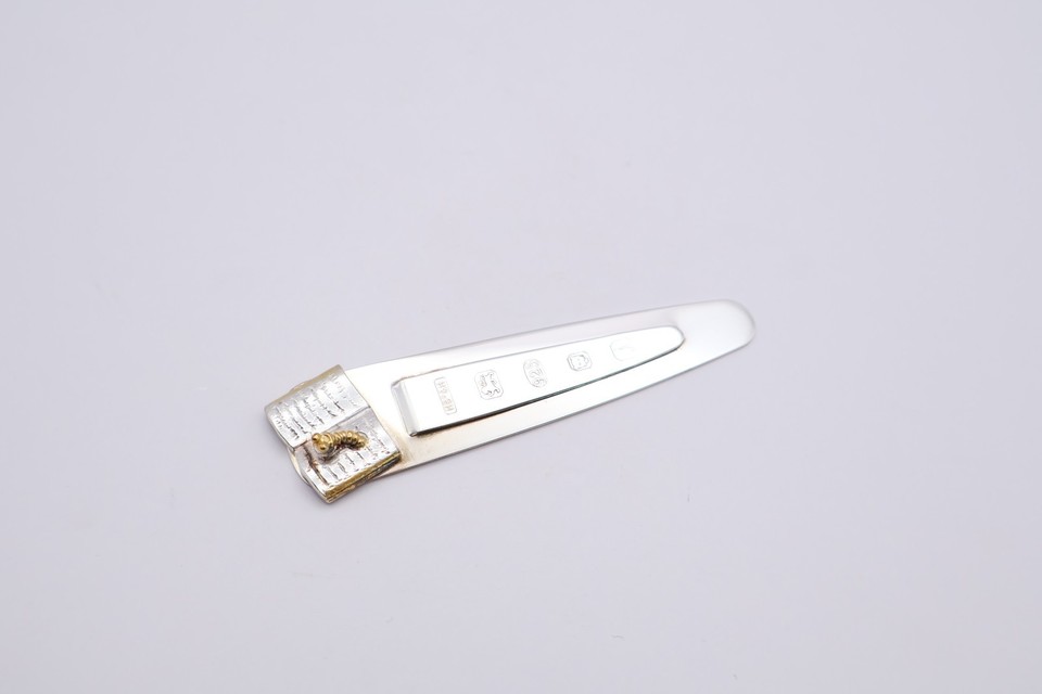 Vintage Silver Novelty Bookworm Bookmark Hallmarked London 2008 | eBay