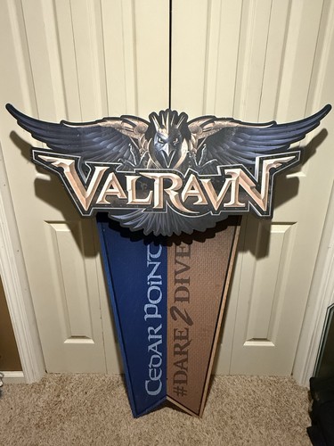 Cedar Point Valravn Heavy Duty Signage | eBay