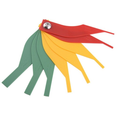 Brake Gauge Measure Pad Plastic Ruler Automotive Detect Green&Yellow ...