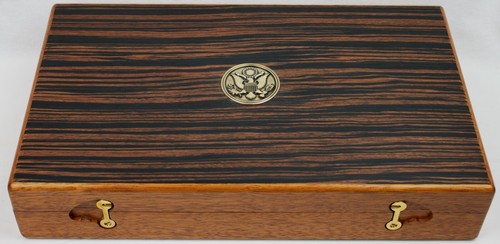 REVOLVER PRESENTATION CUSTOM DISPLAY CASE BOX for SMITH & WESSON m1917 ...