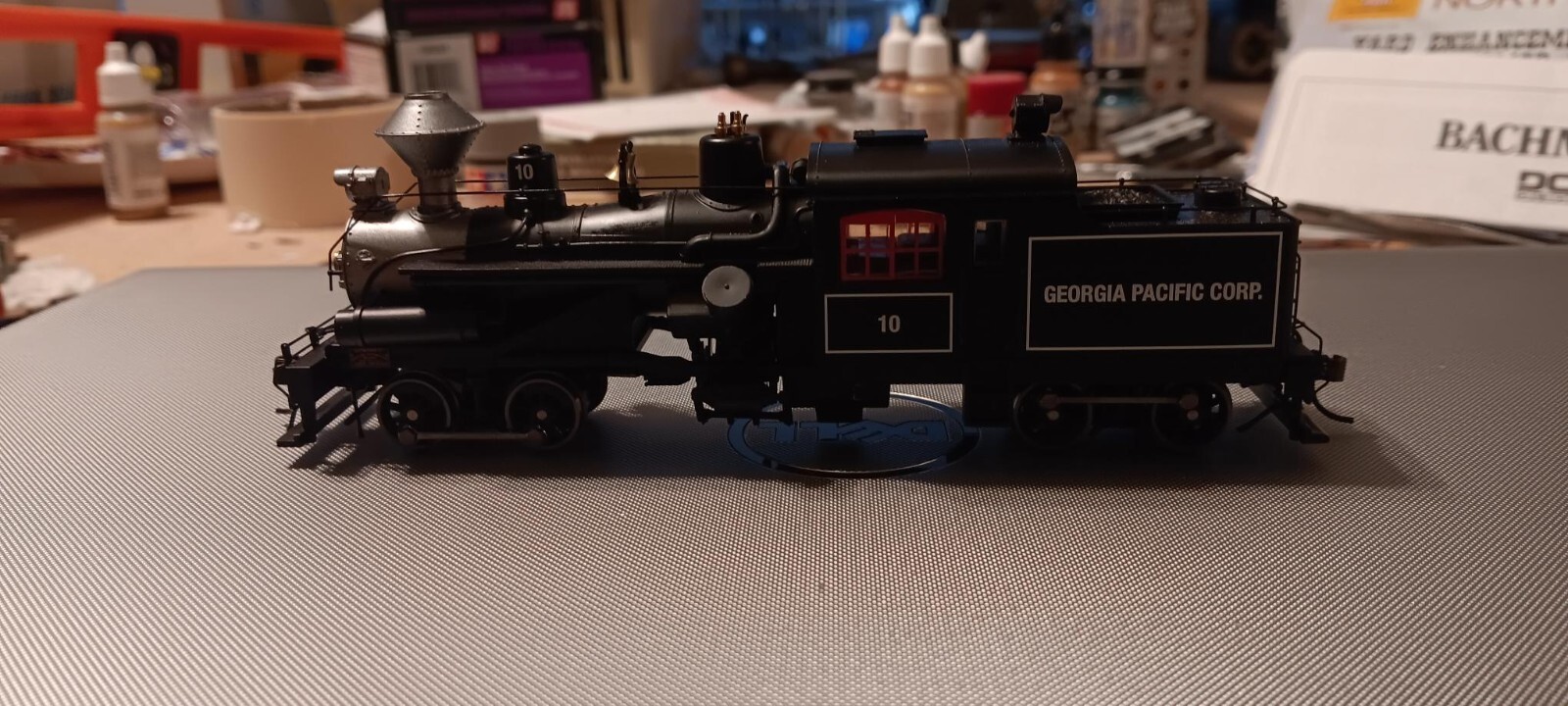 HO Scale Rivarossi Georga Pacific 2 Truck Heisler DCC Ready Road #10 ...