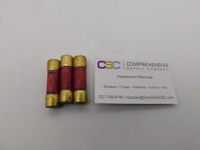 655-30 - EAGLE 30A AMP 250V CLASS H CARTRIDGE FUSE - 3 PACK - NNB | eBay