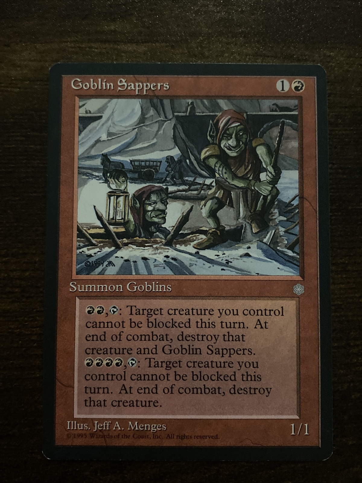 Goblin Sappers Ice Age MTG Magic The Gathering D8975* | eBay