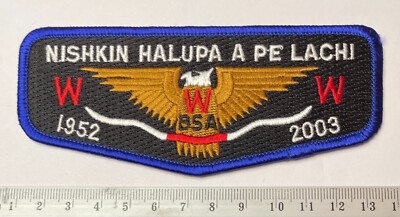 OA Lodge 489 Nishkin Halupa A Pe Lachi S36a 1952 - 2003 Death Flap ...